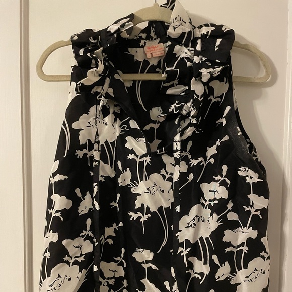 kate spade | Tops | Kate Spade Rare Top With Ruffle Neck Line | Poshmark